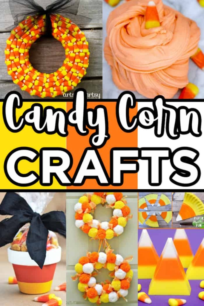 21+ Halloween Candy Corn Crafts For Kids - Made with HAPPY