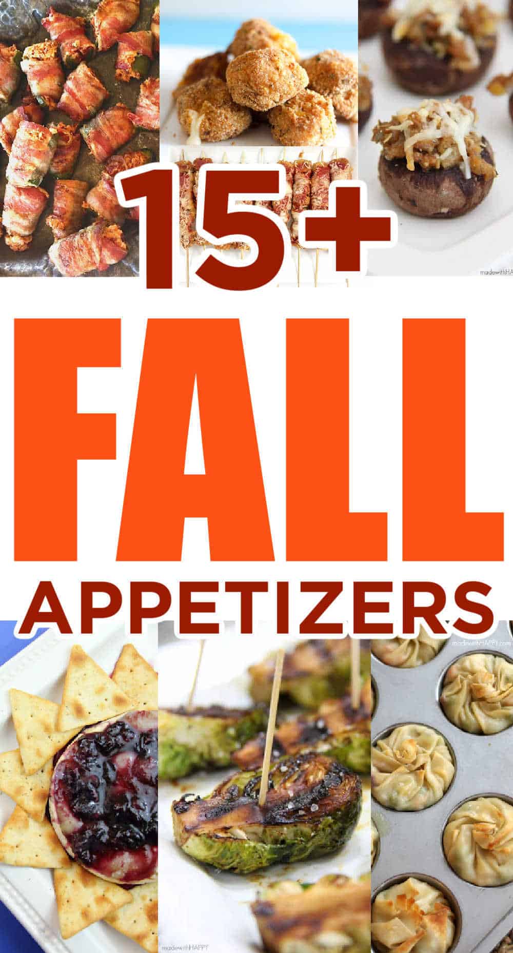 15+ Easy Fall Appetizers - Made with HAPPY