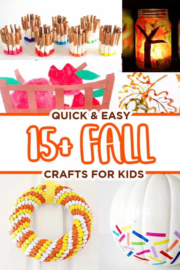 15+ Easy Fall Crafts For Kids - Autumn Fall Crafts For Everyone