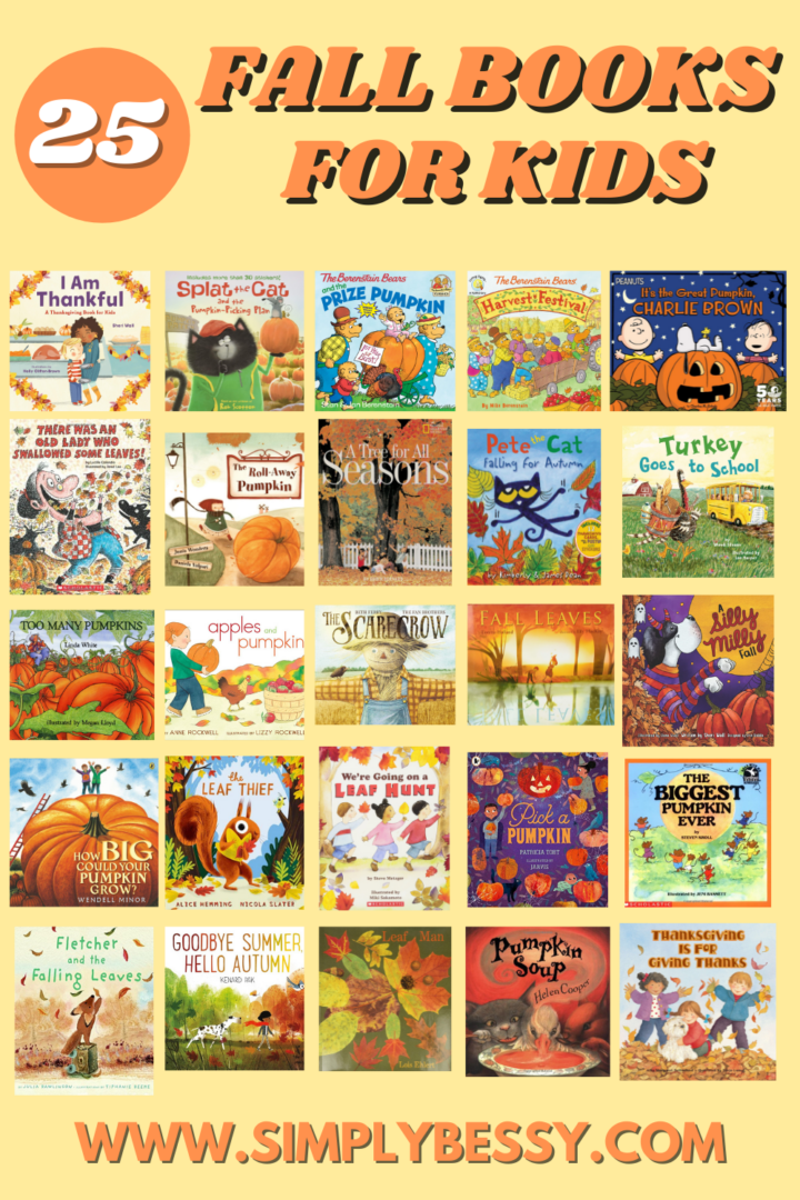 25 Fall Books for Kids - Made with HAPPY