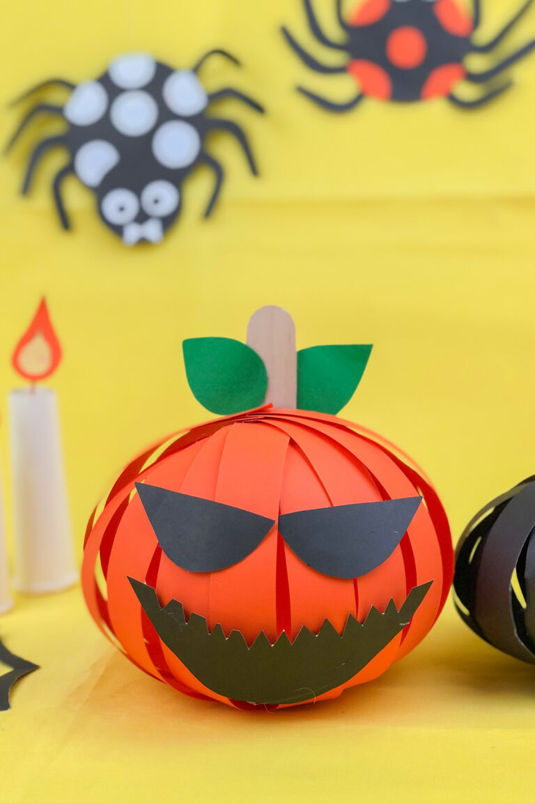 Easy Paper Plate Pumpkin Pie Craft For Kids