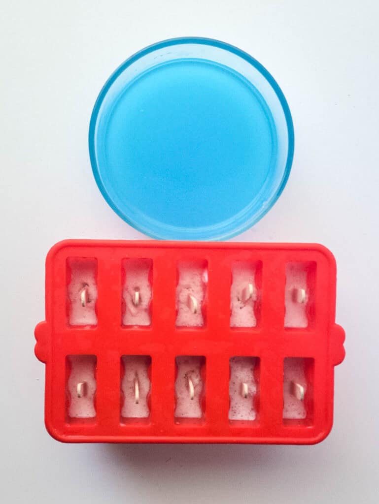 Red, White, and Blue Popsicles - Made with HAPPY