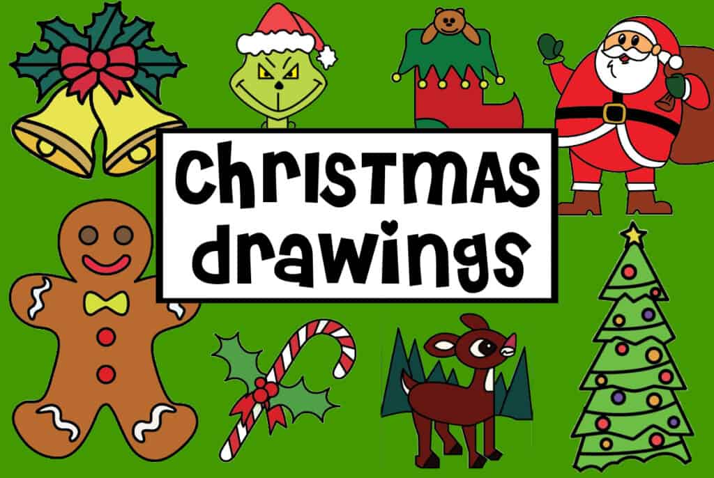 How To Draw A Christmas Tree Step By Step - Made with HAPPY