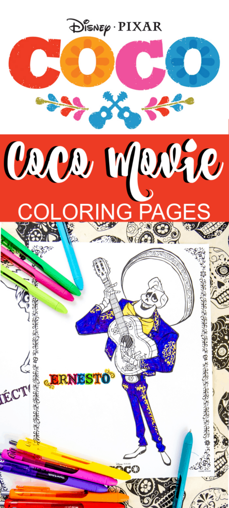 Disney's Coco Coloring Pages - Made with HAPPY
