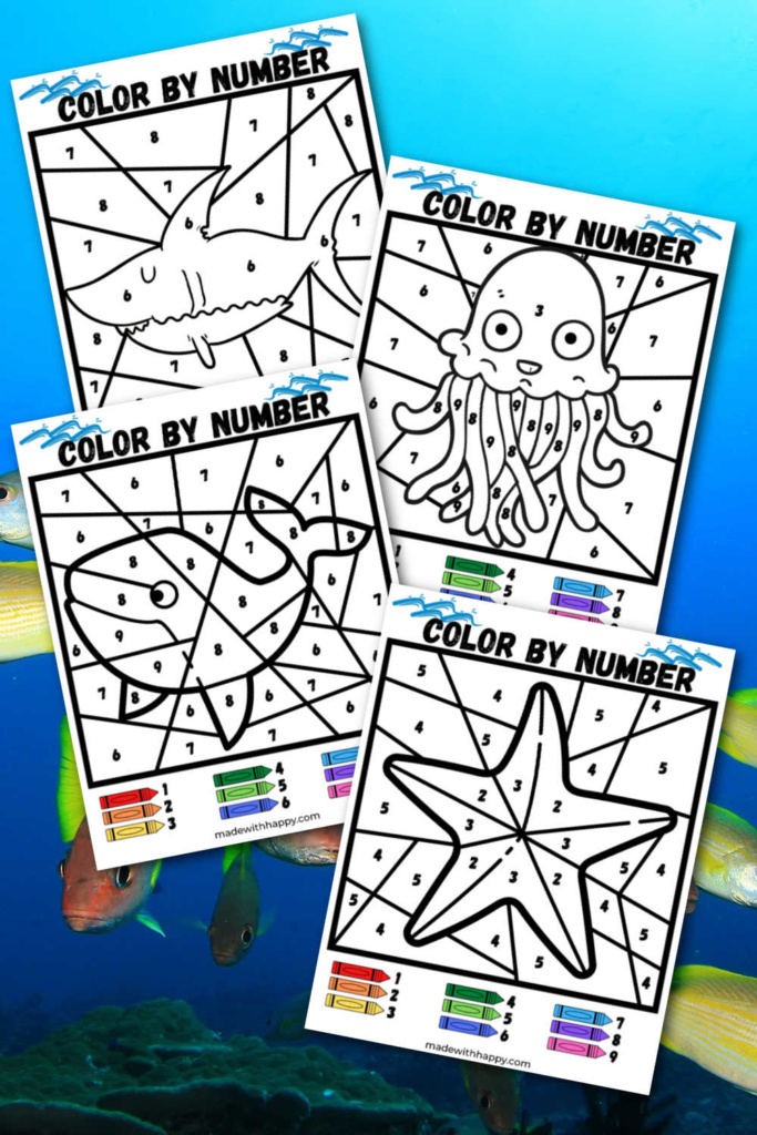 Free Coloring Pages For Summer - Made with HAPPY
