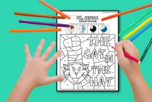 Free Printable Dr. Seuss Color By Number - Made with HAPPY