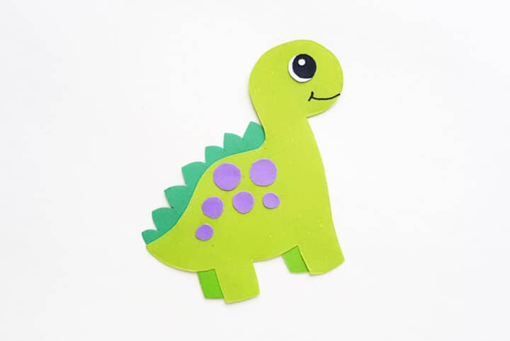 Dinosaur Paper Craft - Made with HAPPY