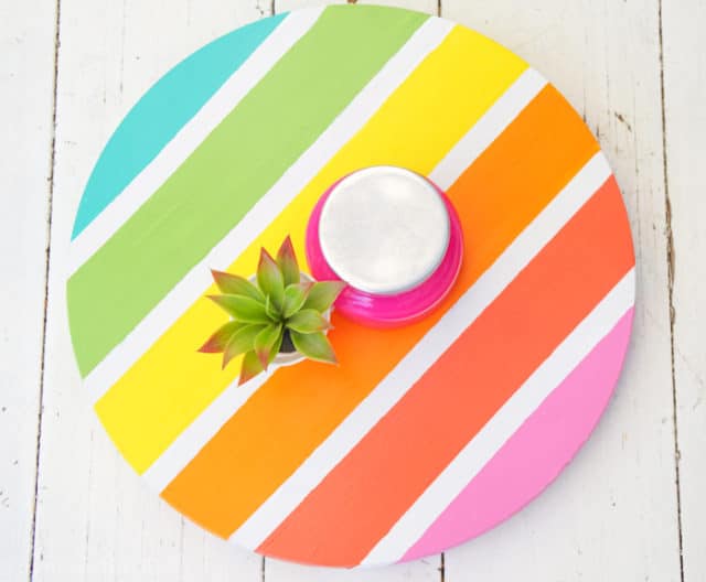 How to Make a Lazy Susan - Made with HAPPY - Easy DIY