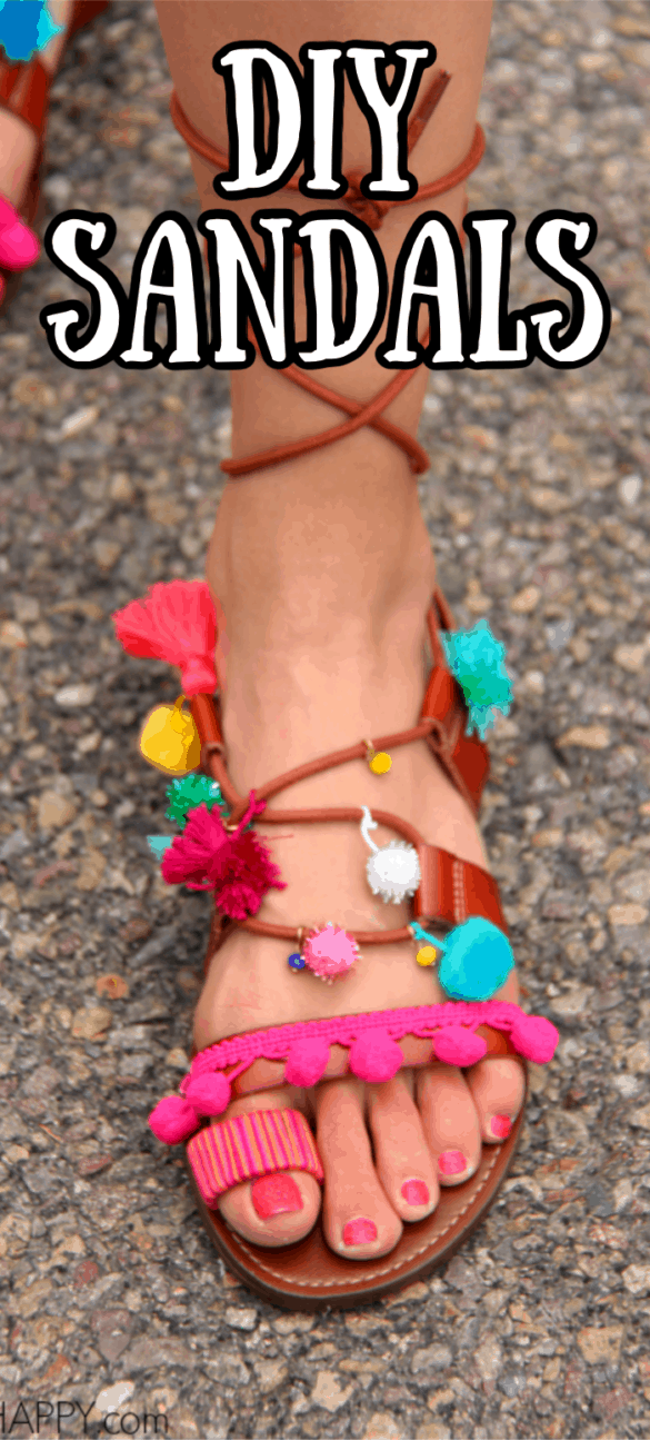 DIY Sandals - Spring and Summer Sandals DIY Project