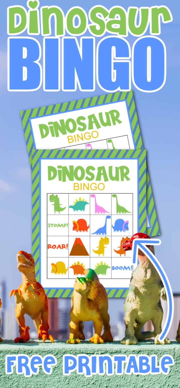 Dinosaur Bingo - Made with HAPPY