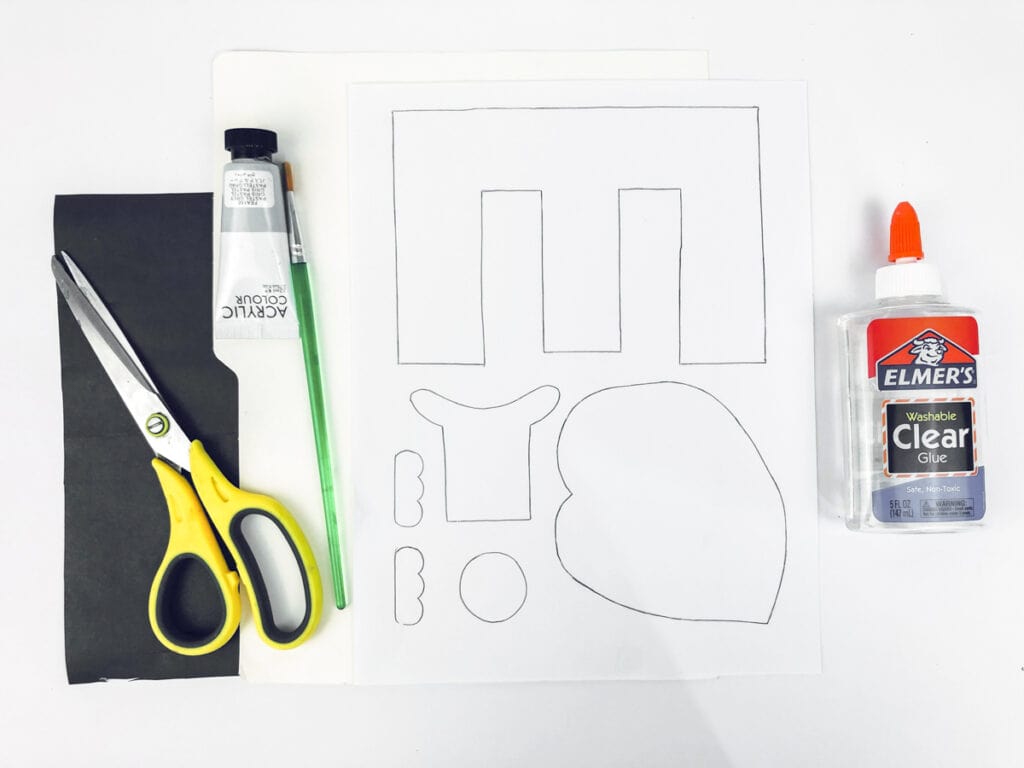 E is For Elephant Craft with Printable Letter E - Made with HAPPY