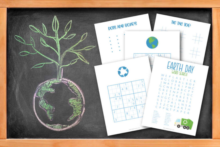 Earth Day Puzzles - Made with HAPPY