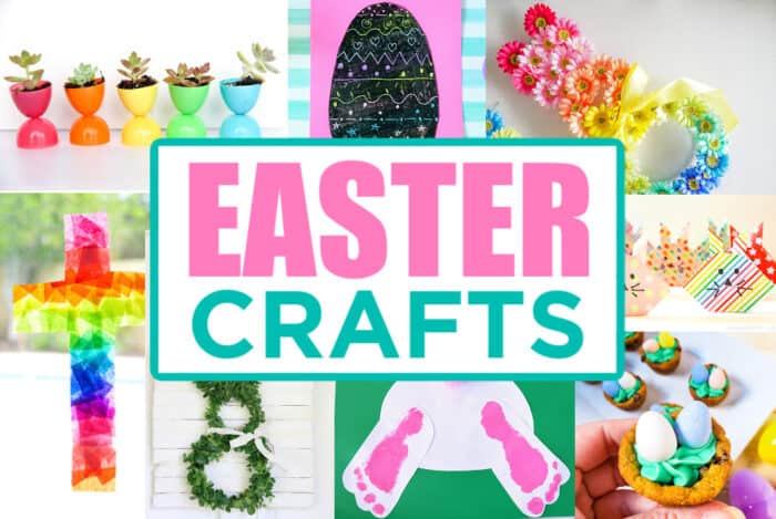 Easter Bunny Wreath - Made with Happy - Easter Crafts and Decor