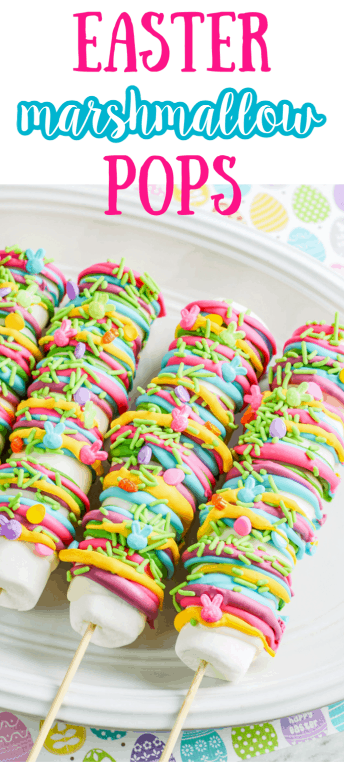 Easy to Make Marshmallow Pops For Easter Celebrations
