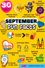 September Fun Facts - Made with HAPPY