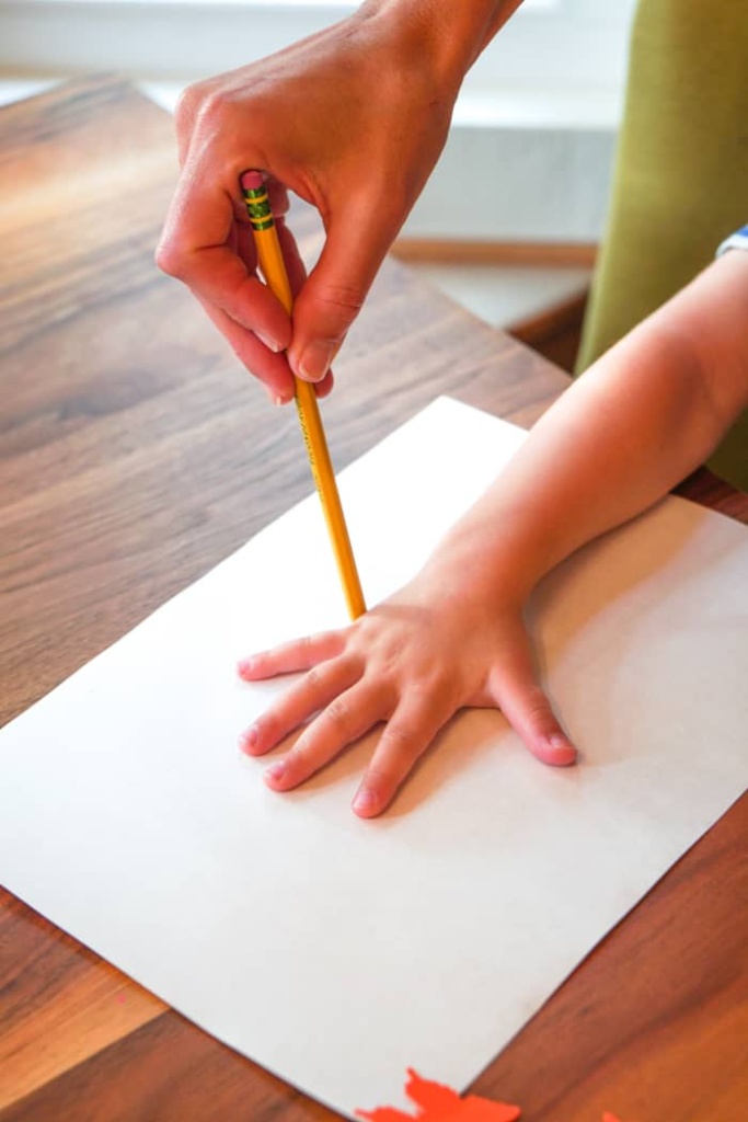 Fall Tree Craft - Fall Handprint Crafts - Paper Crafts For Kids
