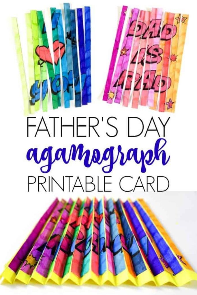 Agamograph Free Printable Father's Day Cards To Color