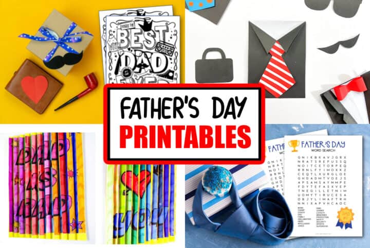 Free Printable Father's Day Activities - Made with HAPPY