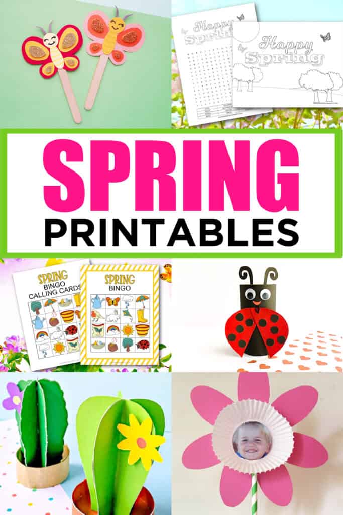 50+ Free Spring Printables For Kids - Made with HAPPY