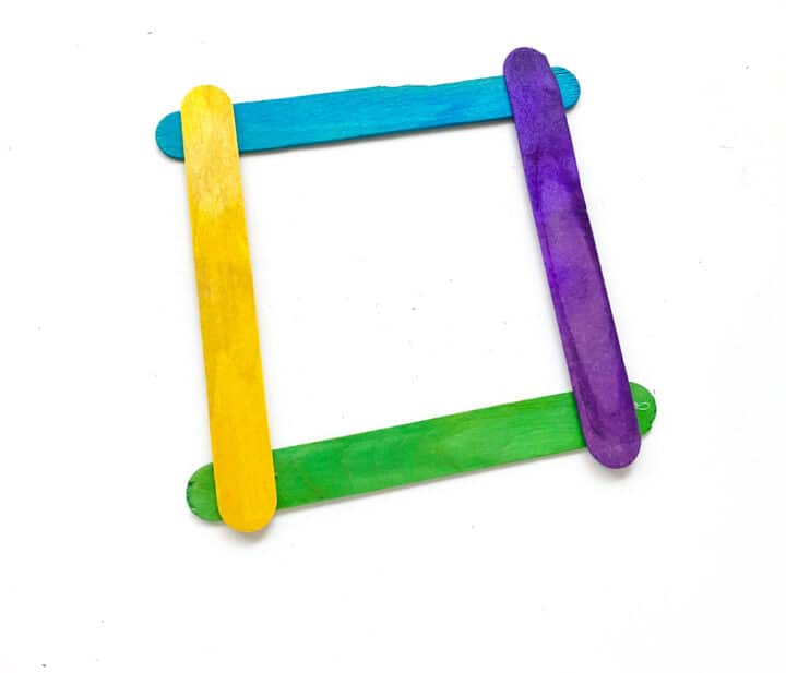 Popsicle Stick Abacus For Kids Craft - Made with HAPPY