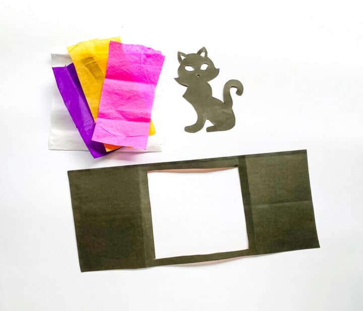 Halloween Cat Paper Luminaries - Made with HAPPY
