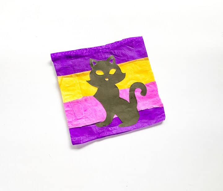 Halloween Cat Paper Luminaries - Made with HAPPY