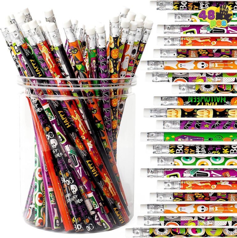 FREE Printable Halloween Pencil Toppers - Made with HAPPY