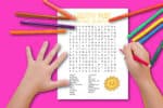 Free Printable May Word Search Puzzle For Kids - Made with HAPPY