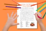 October Word Search - Made with HAPPY