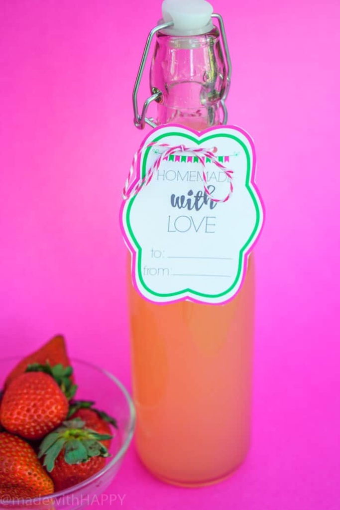 Free Printable Homemade With Love Gift Tags - Made with HAPPY
