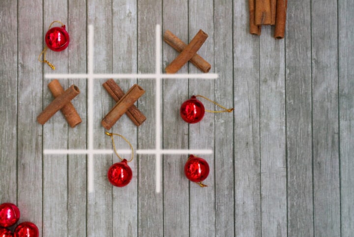 Christmas Tic Tac Toe Game - Free Printable Christmas Games