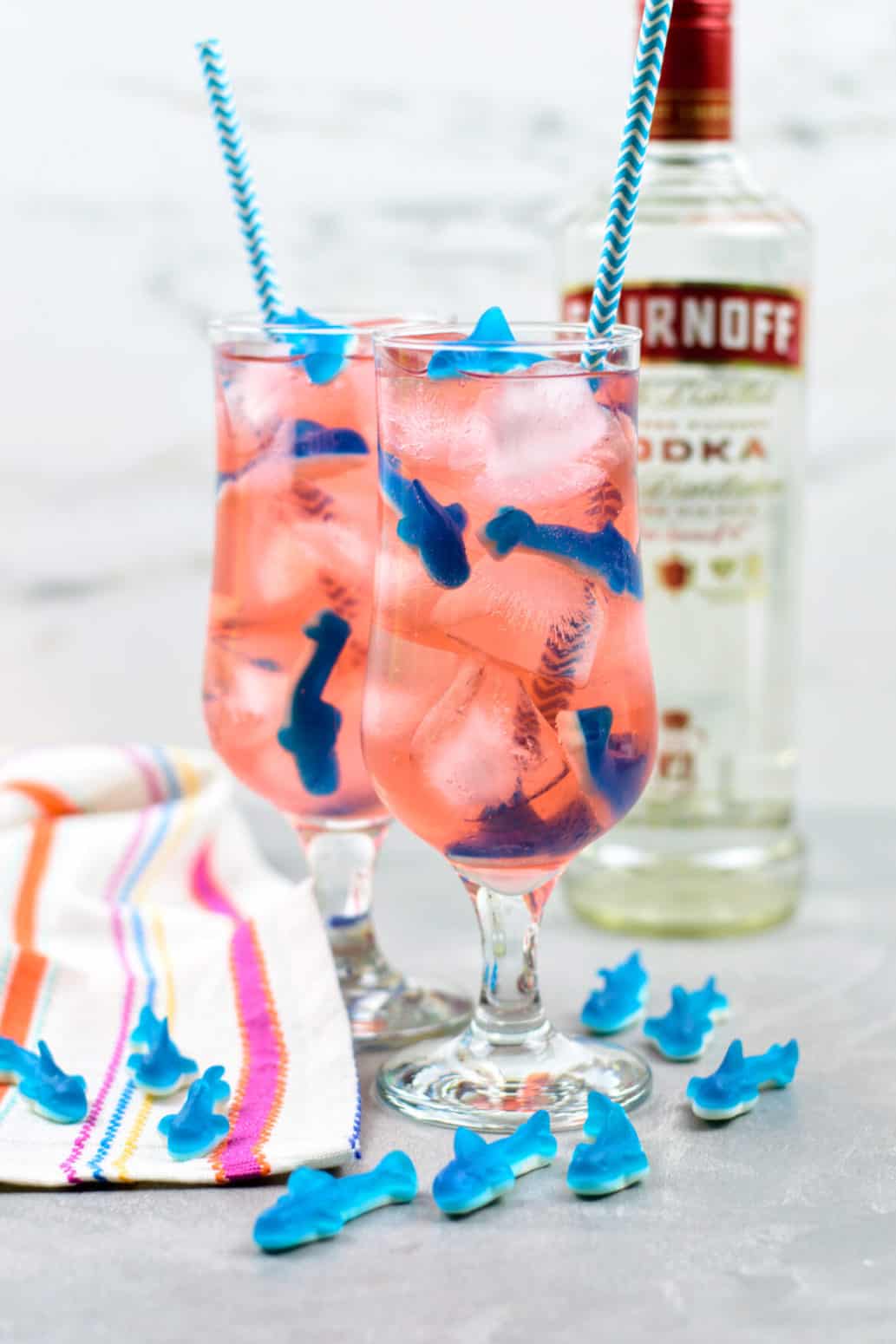 Shark Bite Drink Recipe - Made with HAPPY