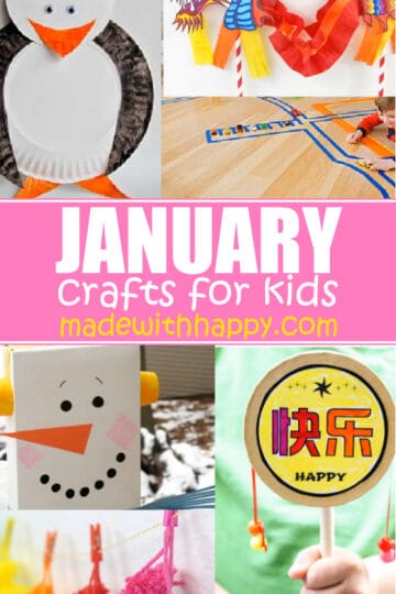 75+ January Craft For Kids - Easy and Fun Winter Crafts