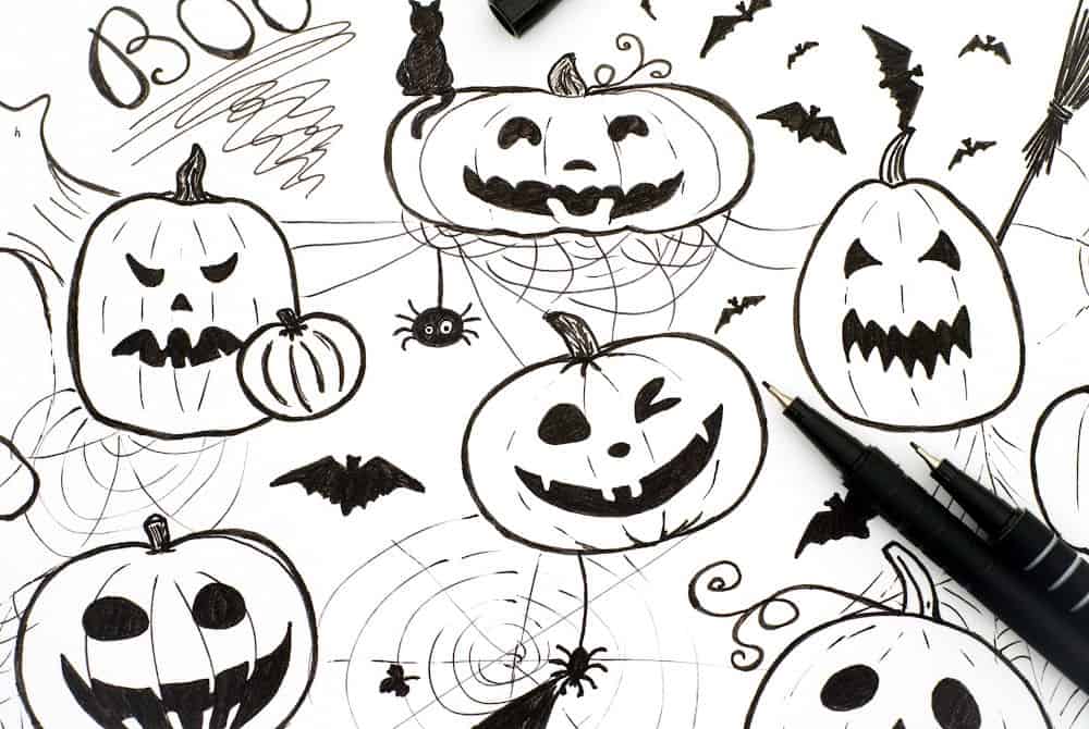 50+ Free Kids Halloween Coloring Pages - Made with HAPPY
