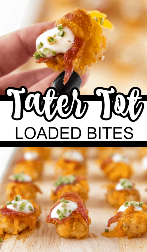 Loaded Tots - Loaded Tater Tot Bites - Made with HAPPY Appetizers
