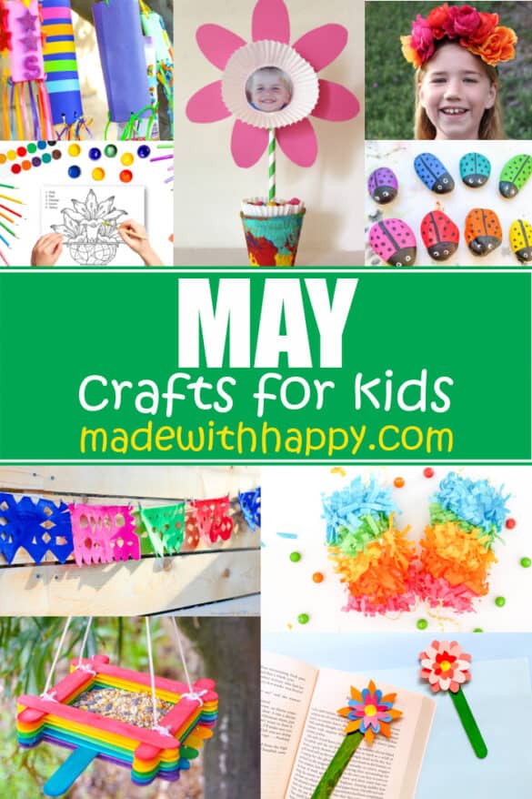 May Crafts for Kids - Spring, Cinco De Mayo and Spring Crafts