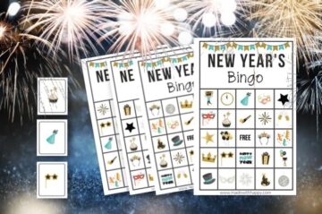 Free Printable New Years Eve Bingo - Made with HAPPY