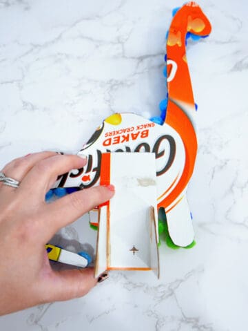 Pom Pom Dinosaur Craft - Made with HAPPY - Easy Kids Craft Ideas