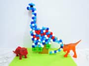 Pom Pom Dinosaur Craft - Made with HAPPY - Easy Kids Craft Ideas