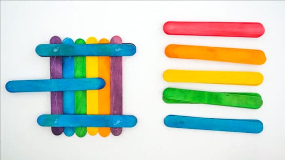 Popsicle Stick Bird Feeder Craft - Made with HAPPY
