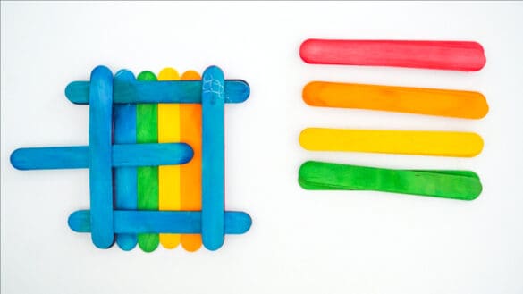 Popsicle Stick Bird Feeder Craft - Made with HAPPY