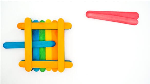 Popsicle Stick Bird Feeder Craft - Made with HAPPY