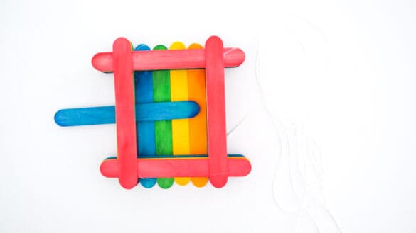 Popsicle Stick Bird Feeder Craft - Made with HAPPY