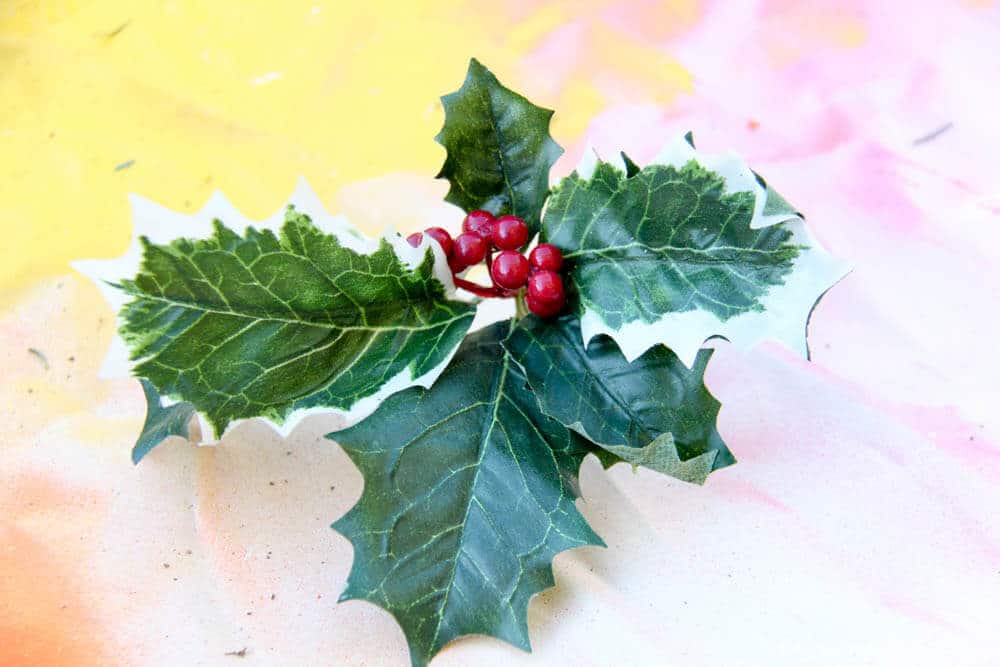 Rainbow Holly Wreath - Rainbow Christmas Decorations