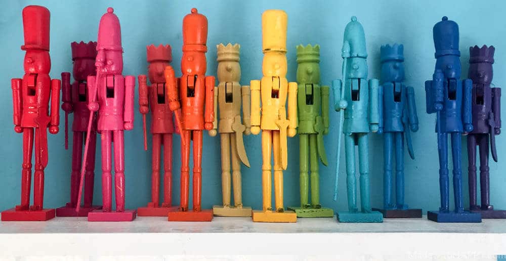 Rainbow Nutcrackers - Made with HAPPY