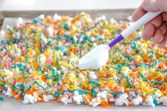 Rainbow Popcorn - Made with HAPPY