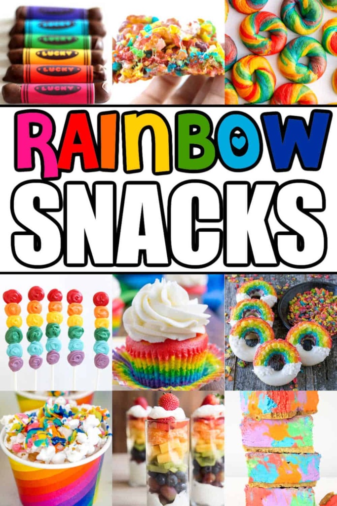 21+ Rainbow Snacks The Kids Will Love - Made with HAPPY