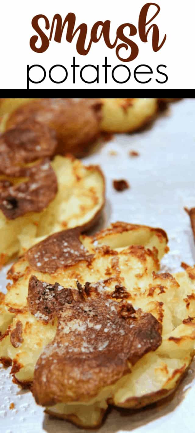 Smash Potatoes - Made with HAPPY - Quick and Easy Recipe