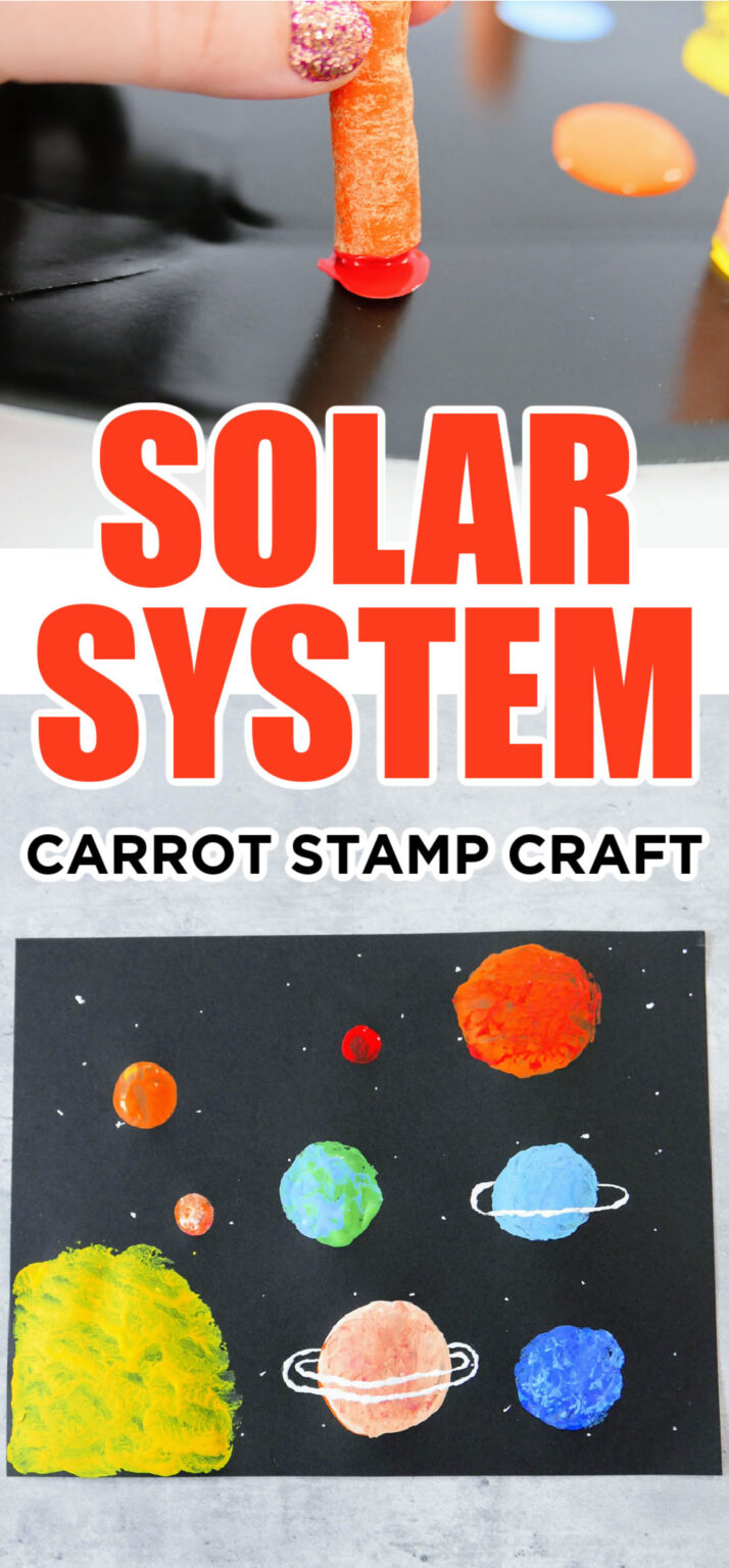 Easy Solar System Craft For Kids - Made with HAPPY