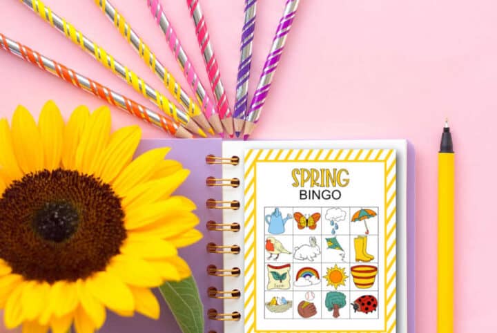 Free Printable Spring Bingo - Made with HAPPY